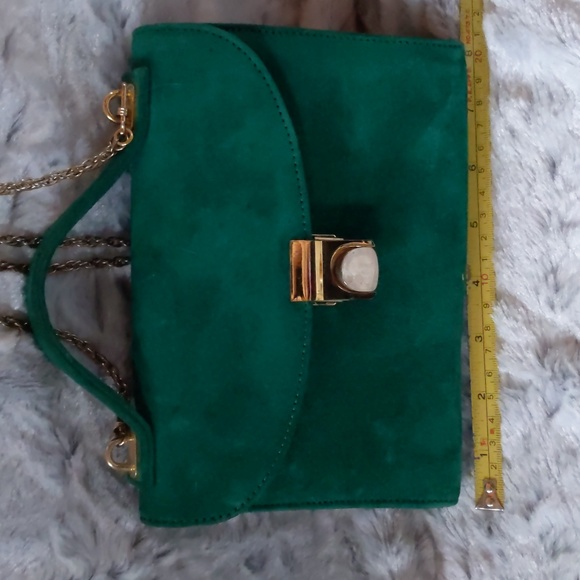 Tannery West | Bags | Emerald Green Suede Tannery West Purse | Poshmark